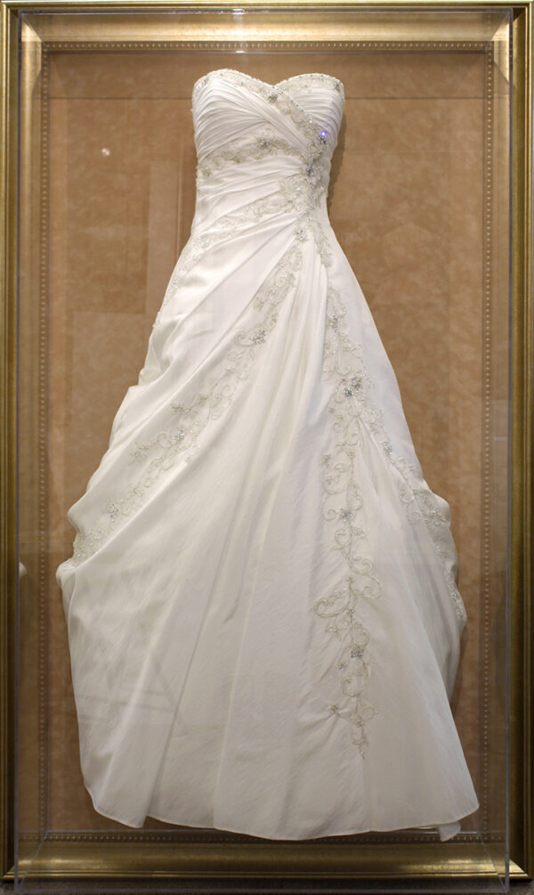 Bespoke Wedding Dress Frame - Russell Collins Art